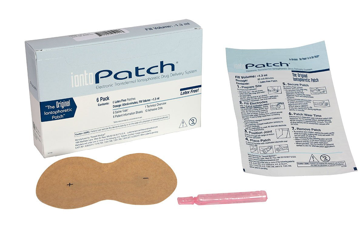 IontoPatch, patch/Vial, 80mA-min, pack of 6 – Gordon Medical